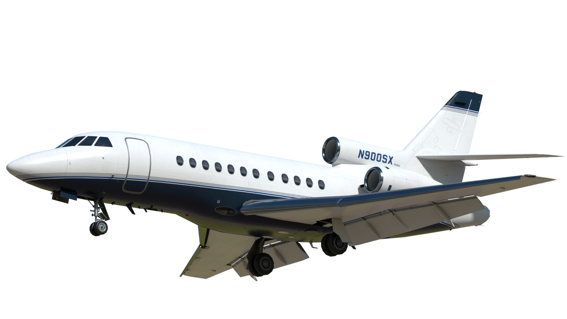 Dassault Falcon 900B 3D Model - TurboSquid 2387409
