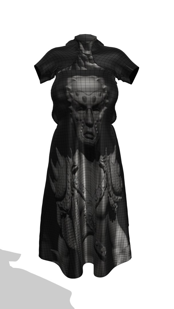 Heavy Metal Dress 3D Model - TurboSquid 1815632