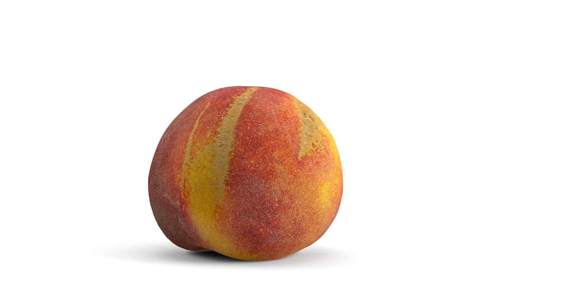 3d Realistic Peach Model