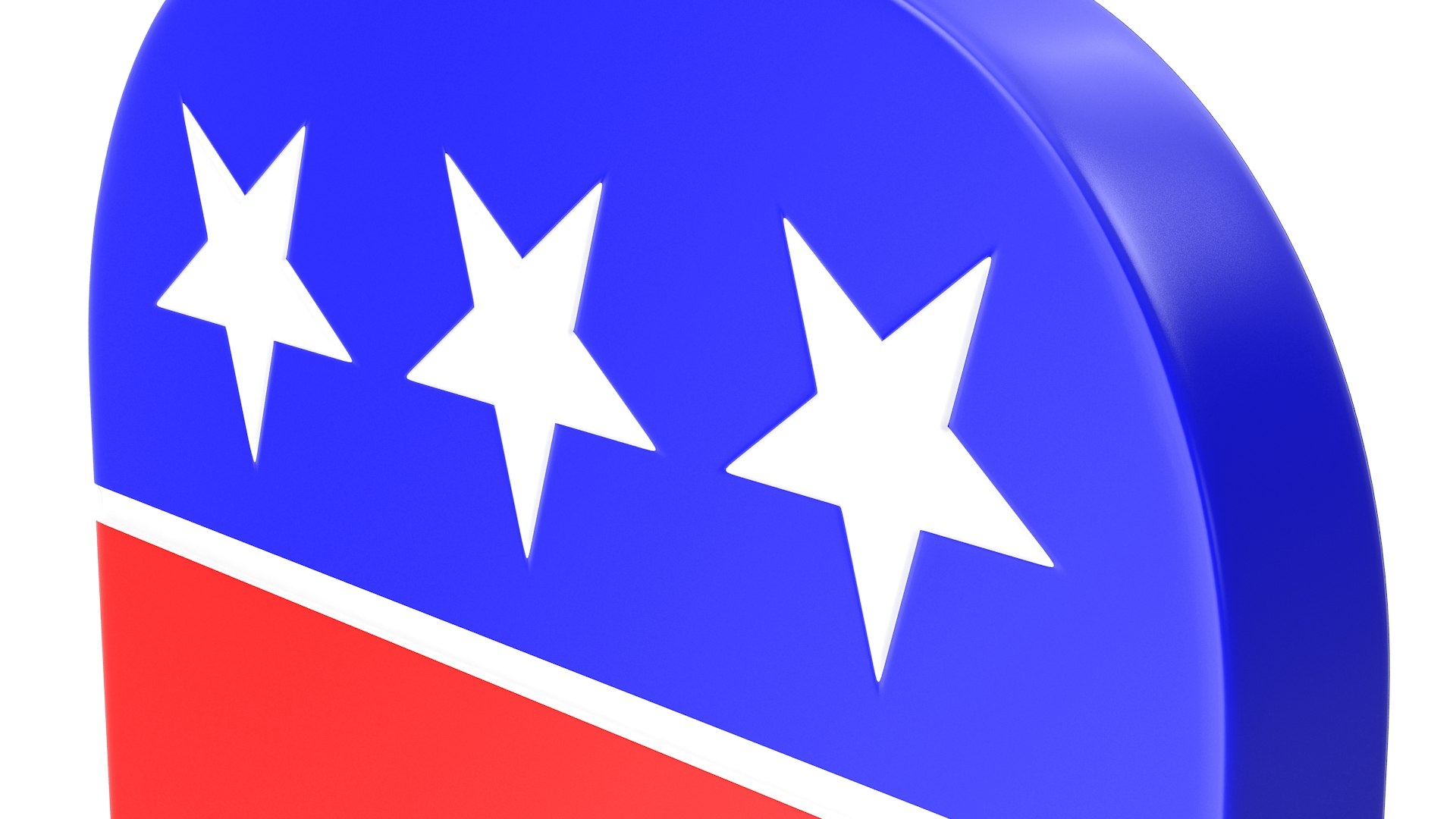 3D Logo Republican Party Model - TurboSquid 1466017