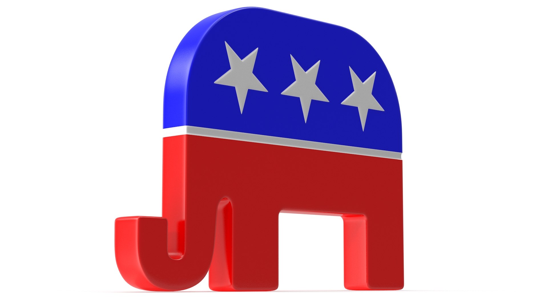 3D Logo Republican Party Model - TurboSquid 1466017