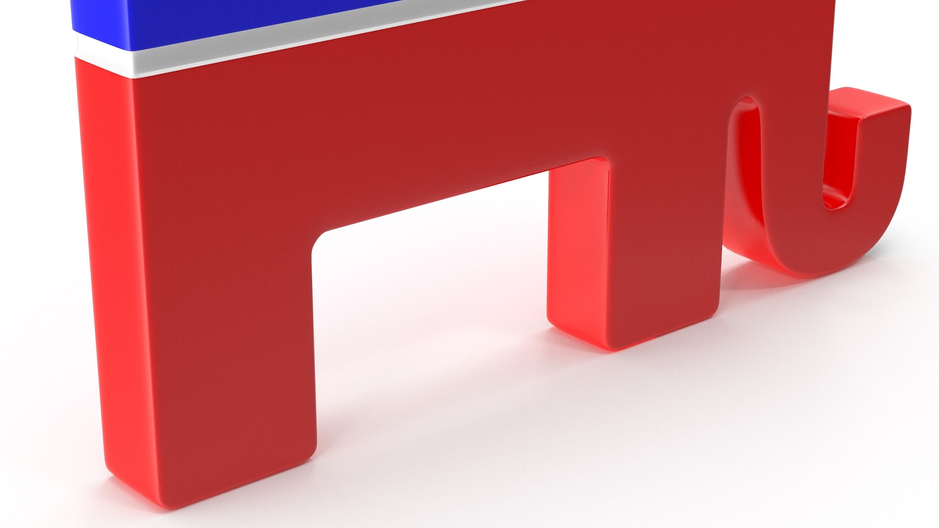 3D Logo Republican Party Model - TurboSquid 1466017
