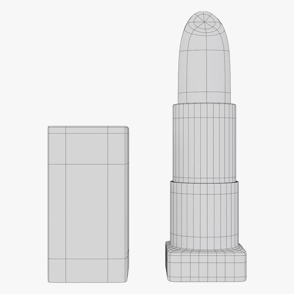 3d lipstick lips model
