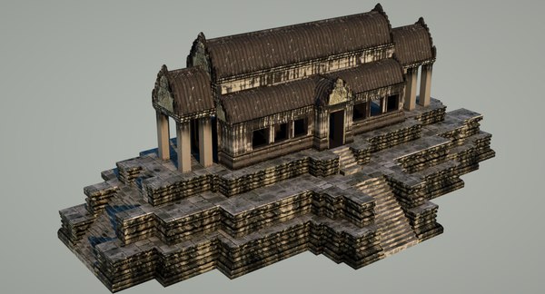 3d angkor wat model
