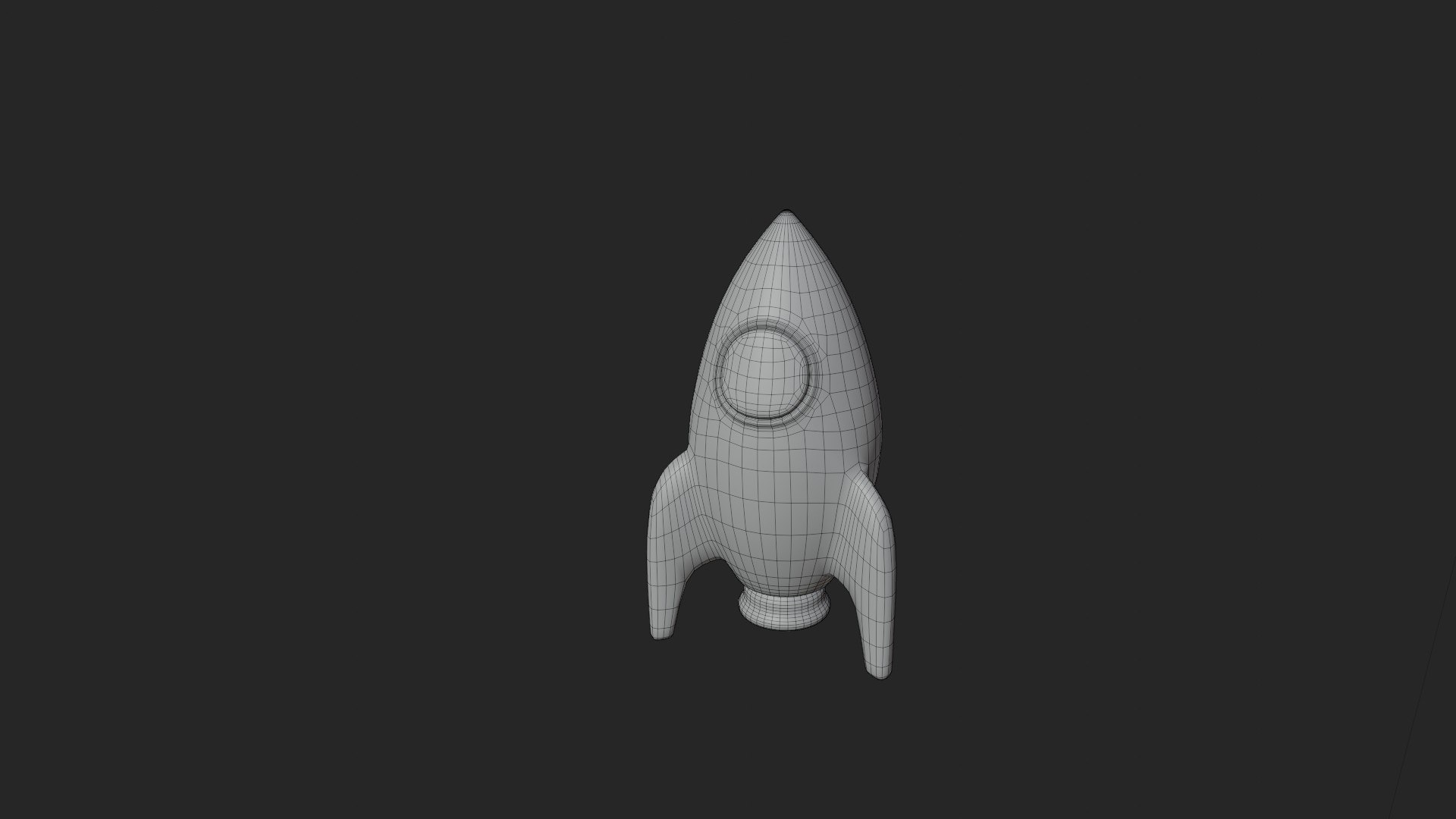 3D Model Cartoon Rocket - TurboSquid 1736657