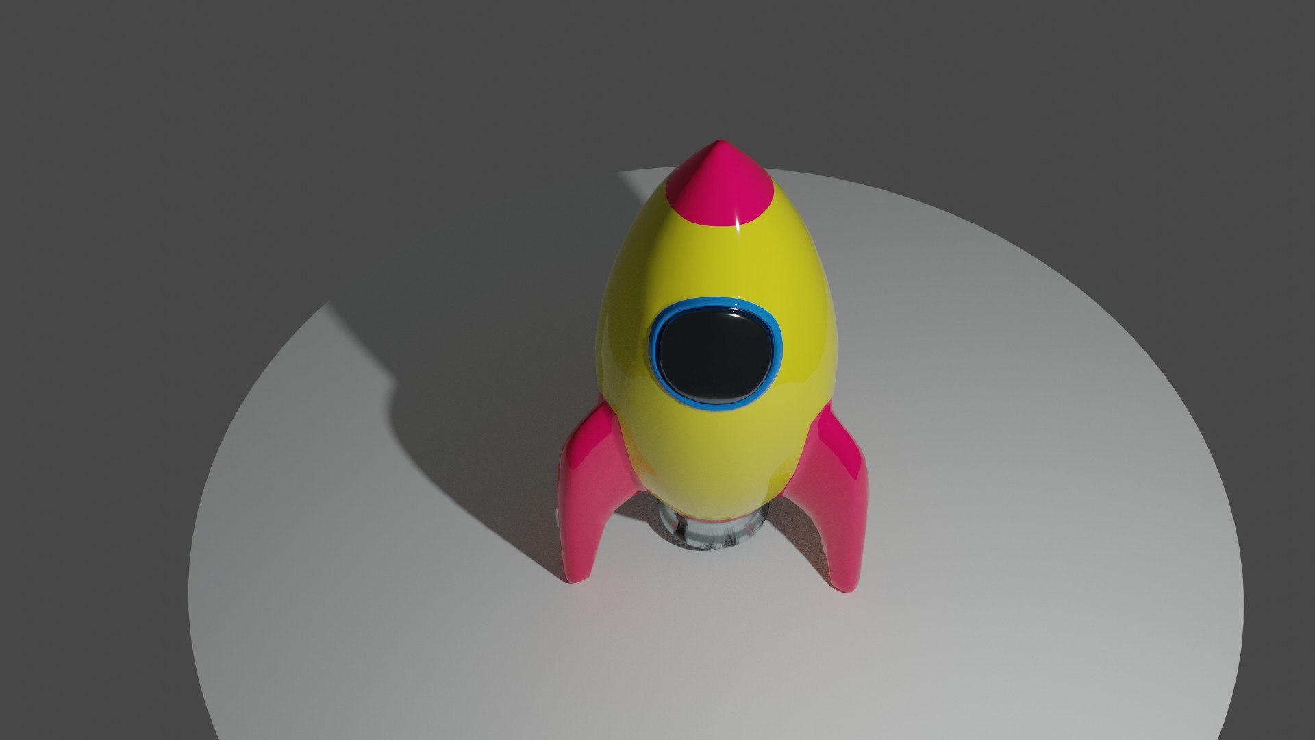 3D Model Cartoon Rocket - TurboSquid 1736657