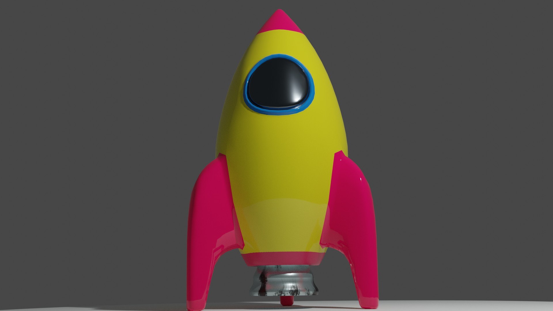 3D Model Cartoon Rocket - TurboSquid 1736657