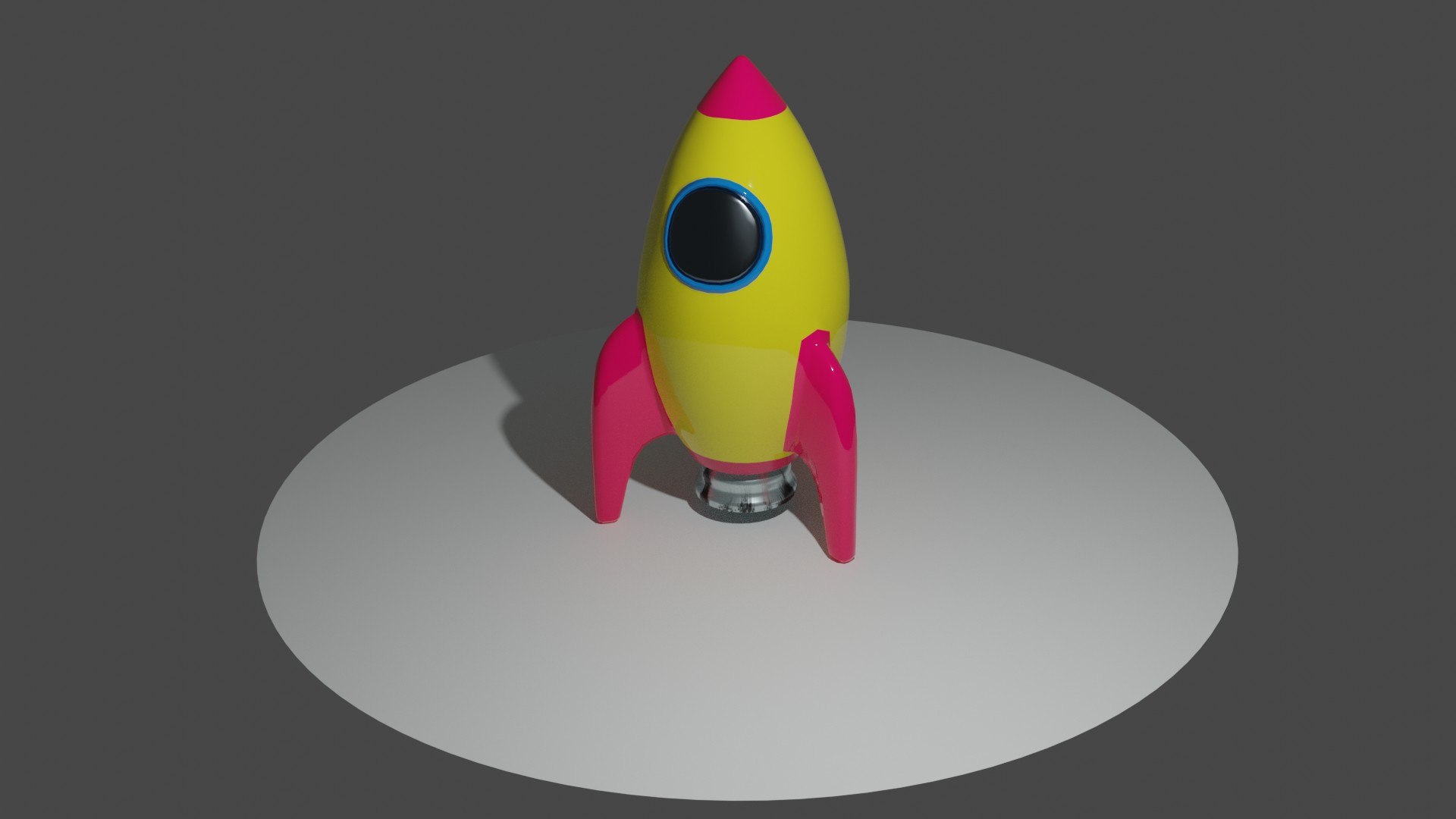 3D Model Cartoon Rocket - TurboSquid 1736657