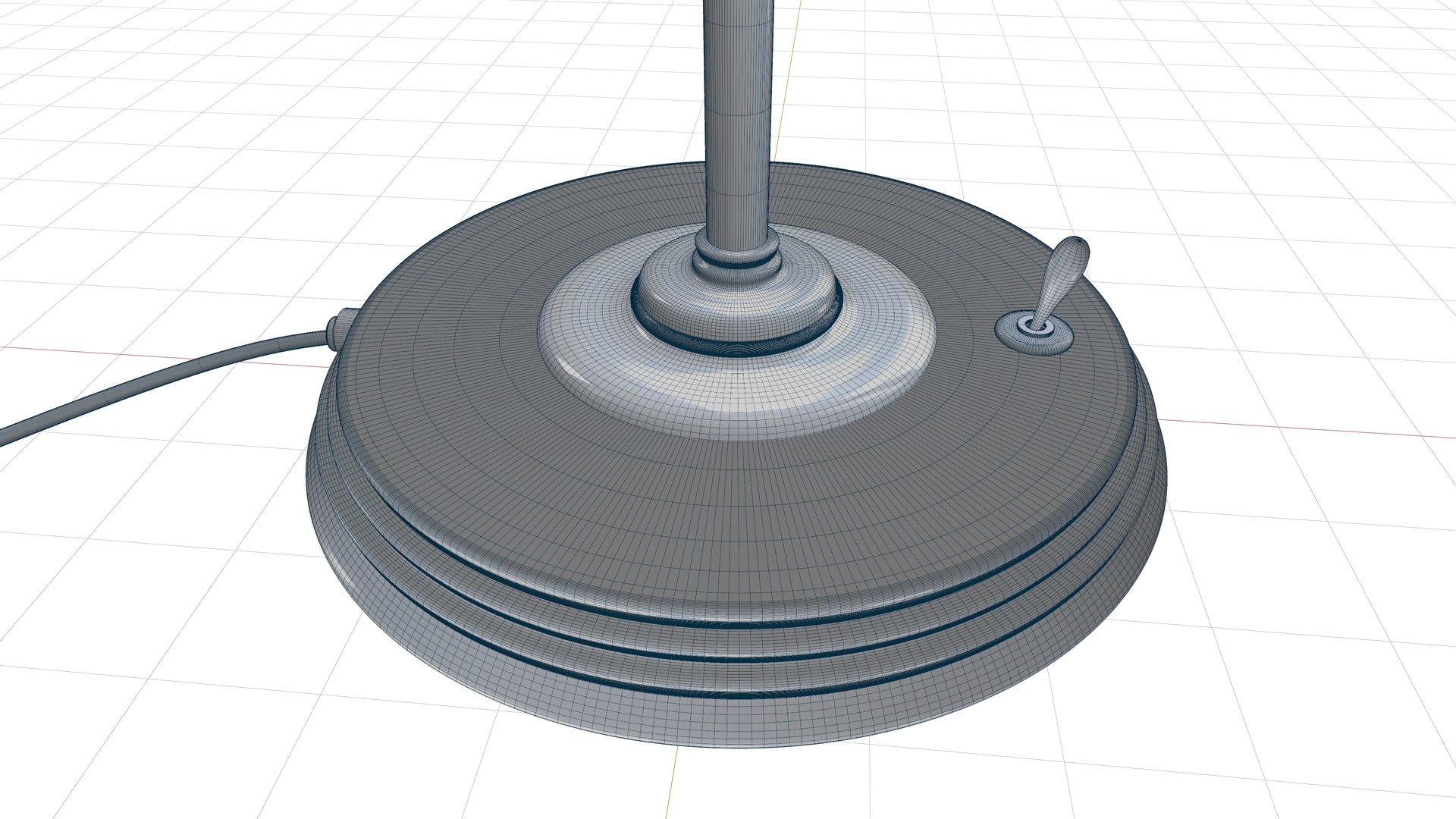 3D Model Worn In Adjustable Desk Lamp - TurboSquid 2109444