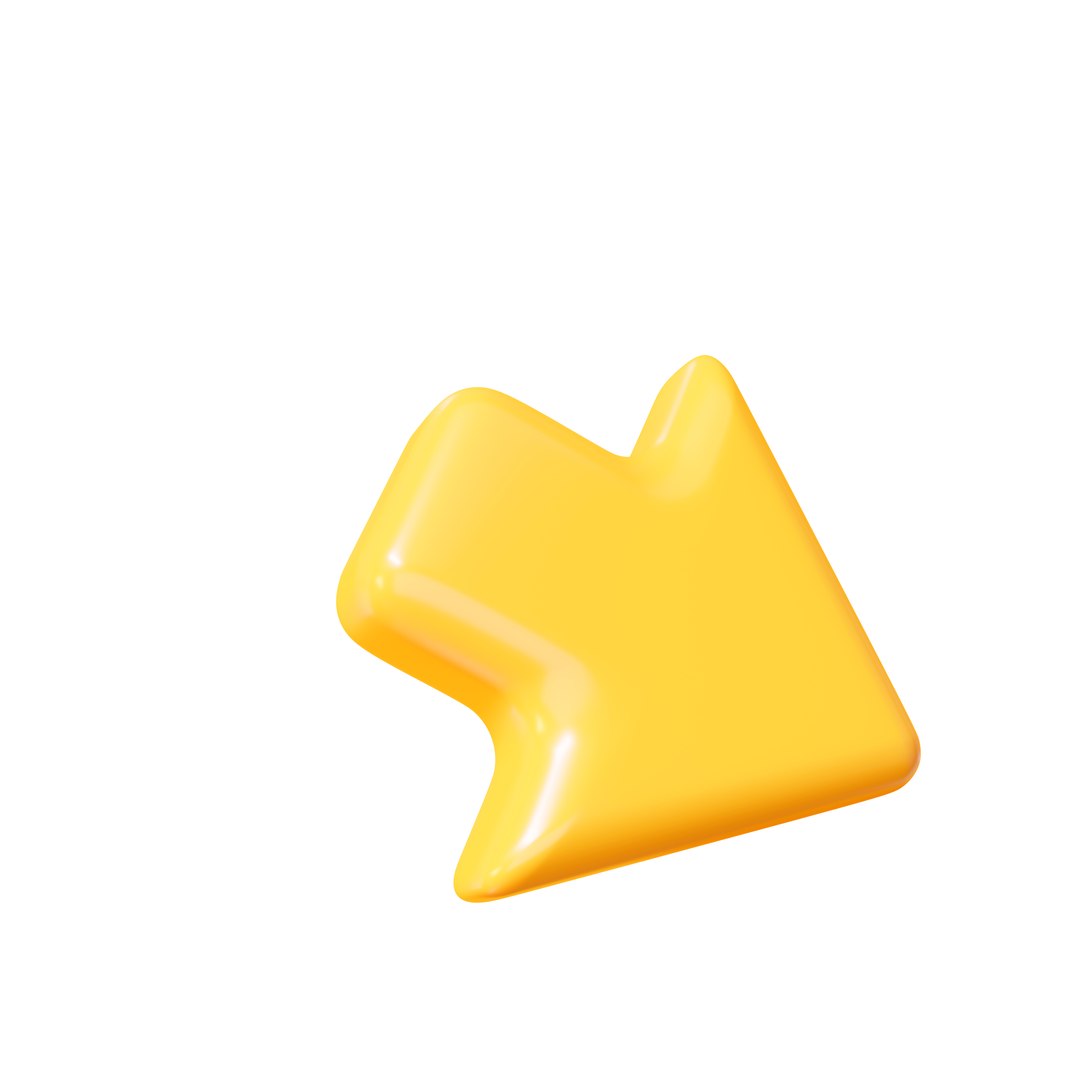 3D 3d Yellow Click Cursor Icon - TurboSquid 2394840