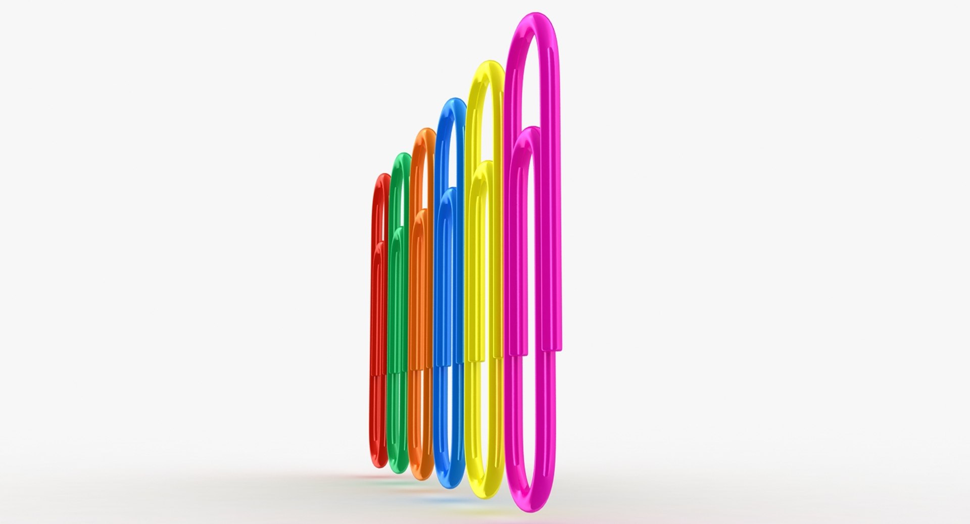 Realistic Paper Clips 3D Model - TurboSquid 1216650