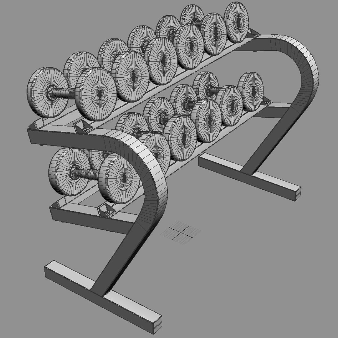 3d Powertec Wb-dr10 Dumbbell Rack Model