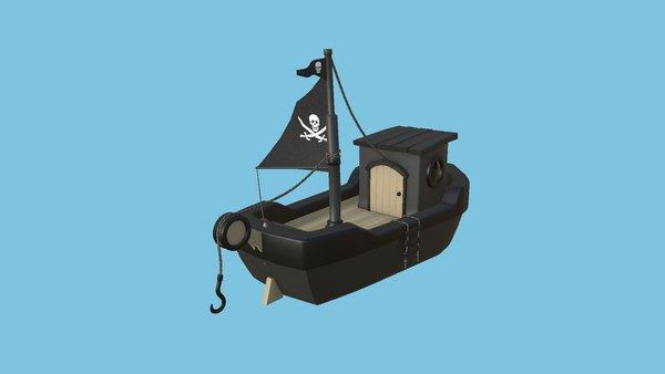 10 Cartoon Boat Collection - Low Poly Ship 3D model - TurboSquid 1763585