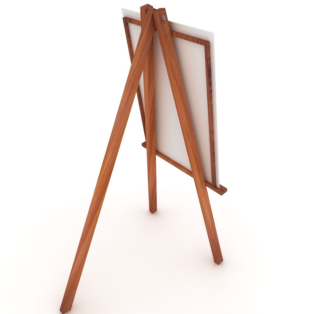 3D Easel Model - TurboSquid 1425510