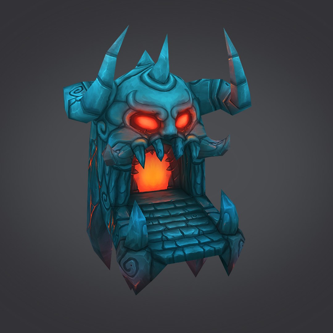 Fantasy Demon Caves Fbx