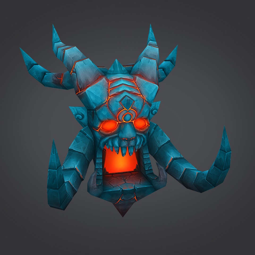 Fantasy Demon Caves Fbx