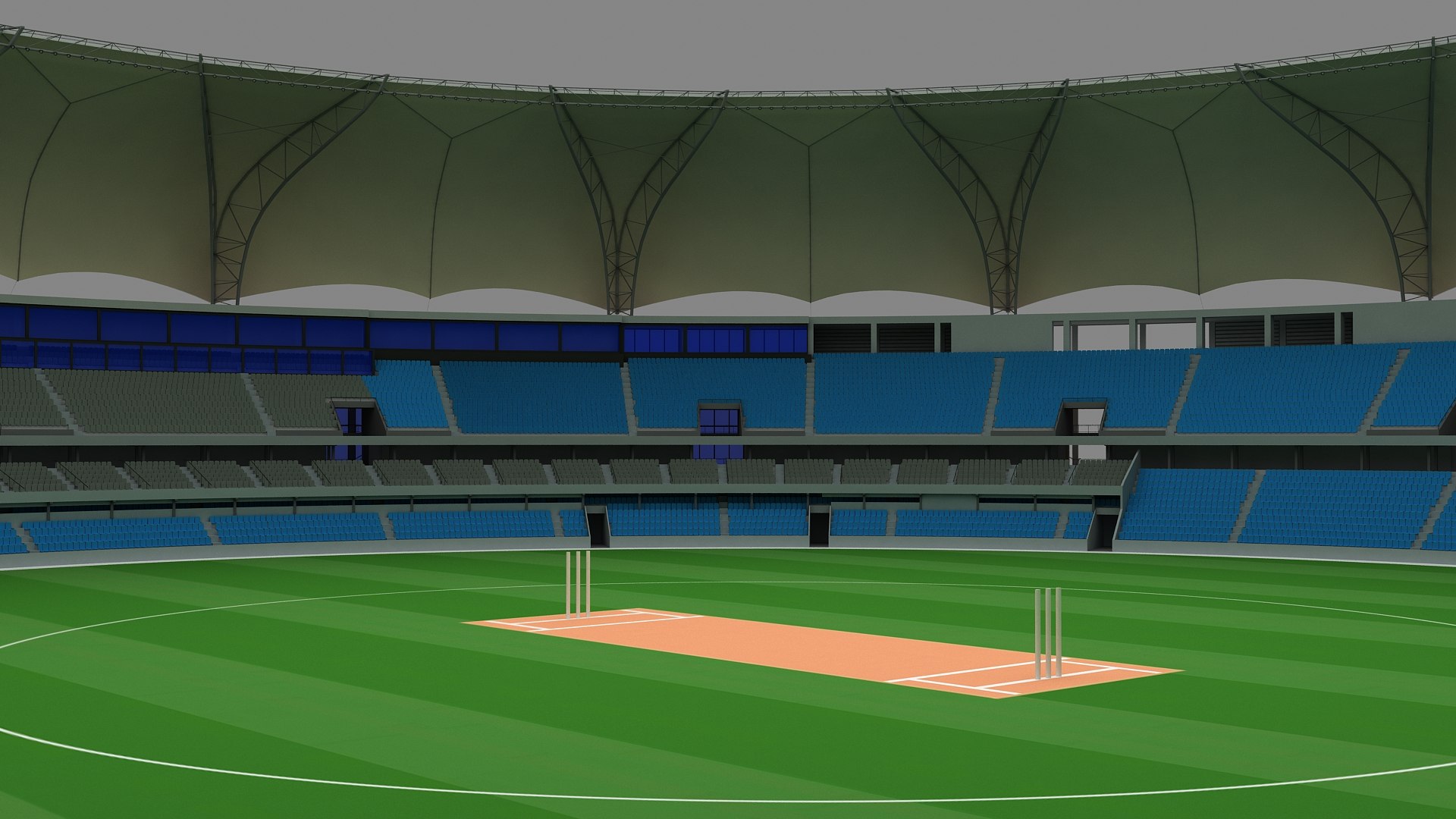 3D Dubai International Cricket Stadium 3d Model - TurboSquid 1999729