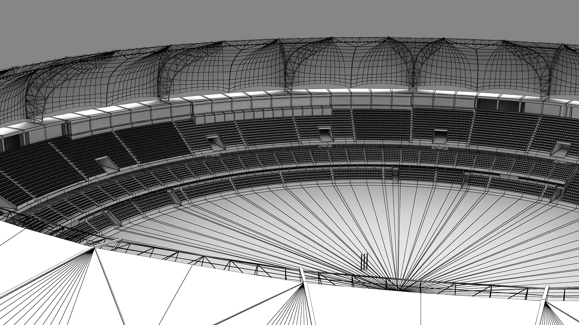 3D Dubai International Cricket Stadium 3d Model - TurboSquid 1999729