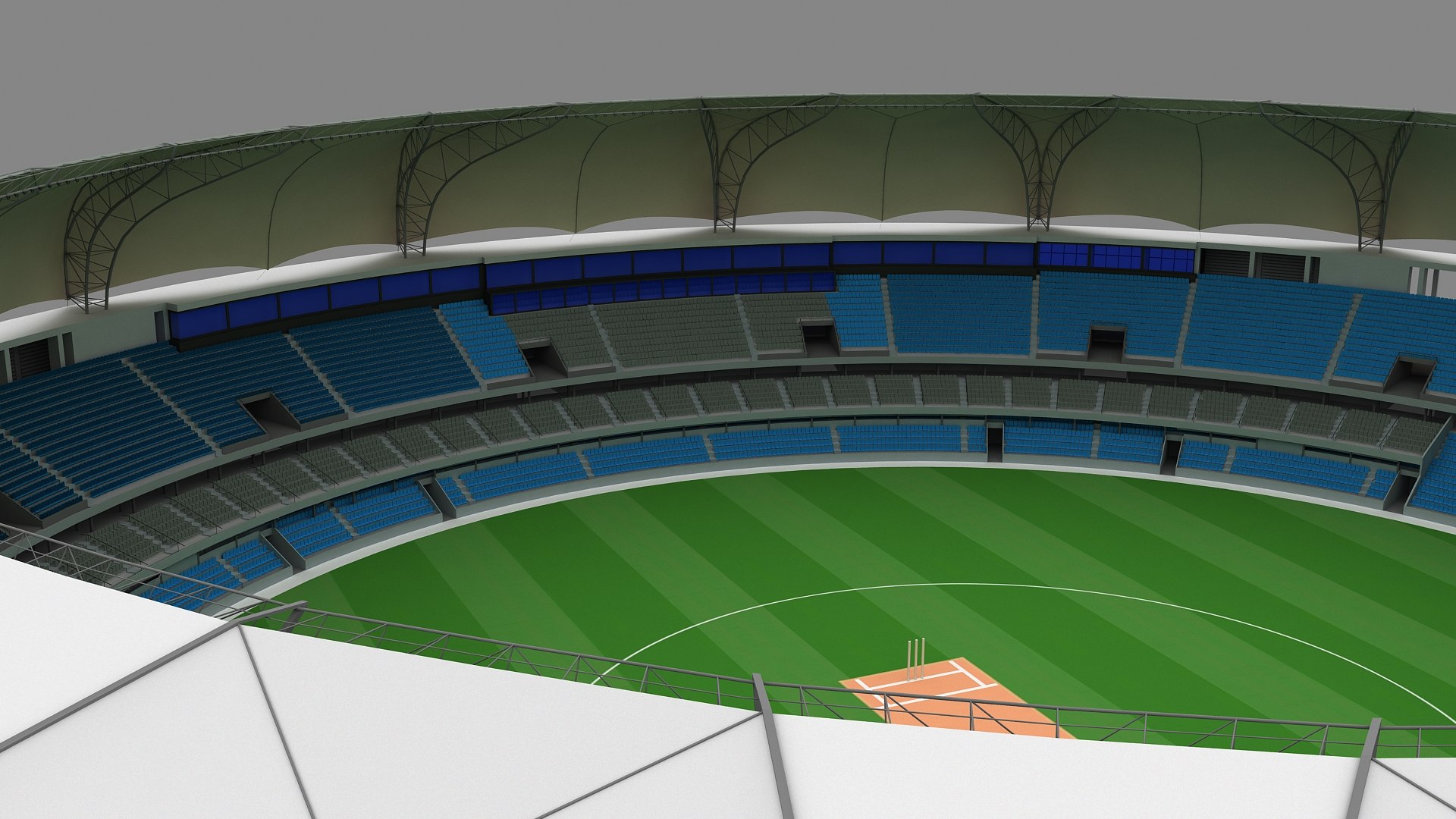 3D Dubai International Cricket Stadium 3d Model - TurboSquid 1999729