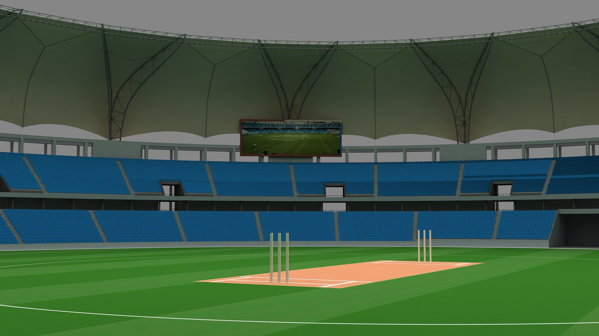 3D Dubai International Cricket Stadium 3d Model - TurboSquid 1999729