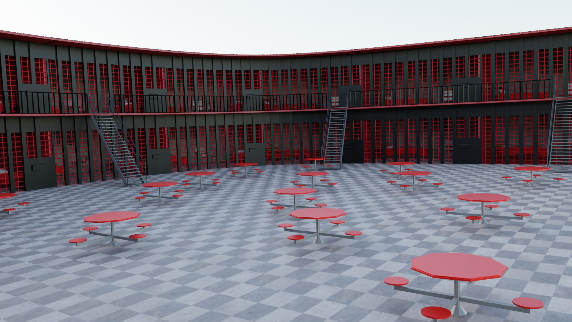 Prison Interior Model - TurboSquid 2157302