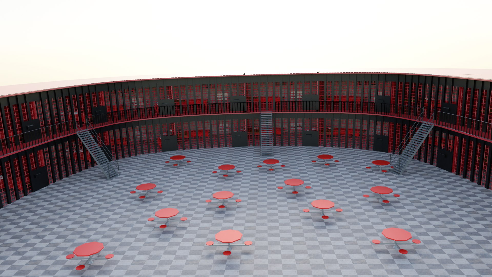Prison Interior Model - TurboSquid 2157302