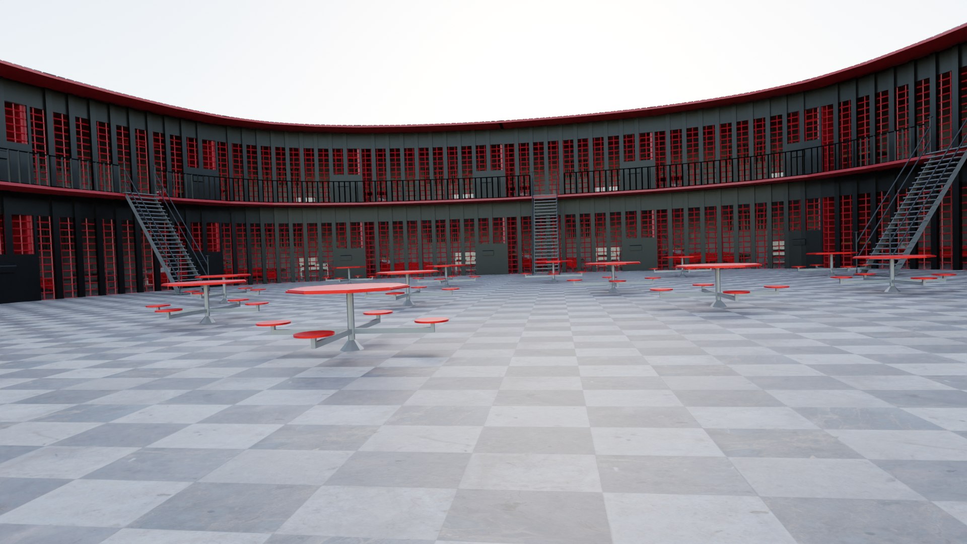 Prison Interior Model - TurboSquid 2157302