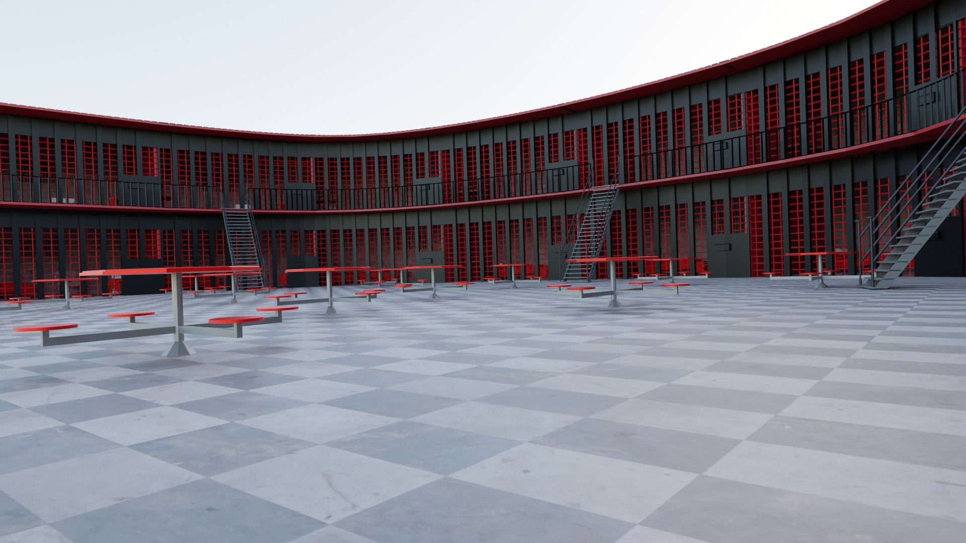 Prison Interior Model - TurboSquid 2157302