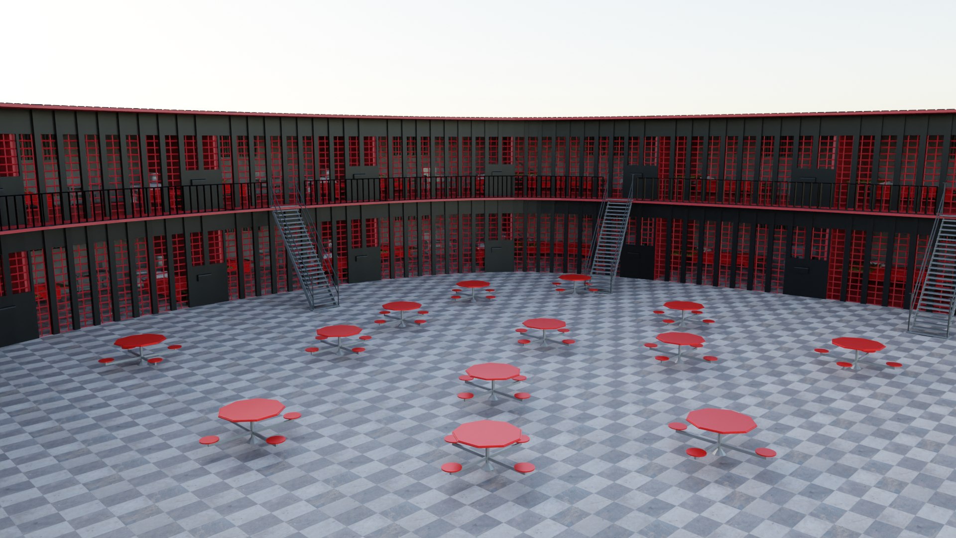 Prison Interior Model - TurboSquid 2157302