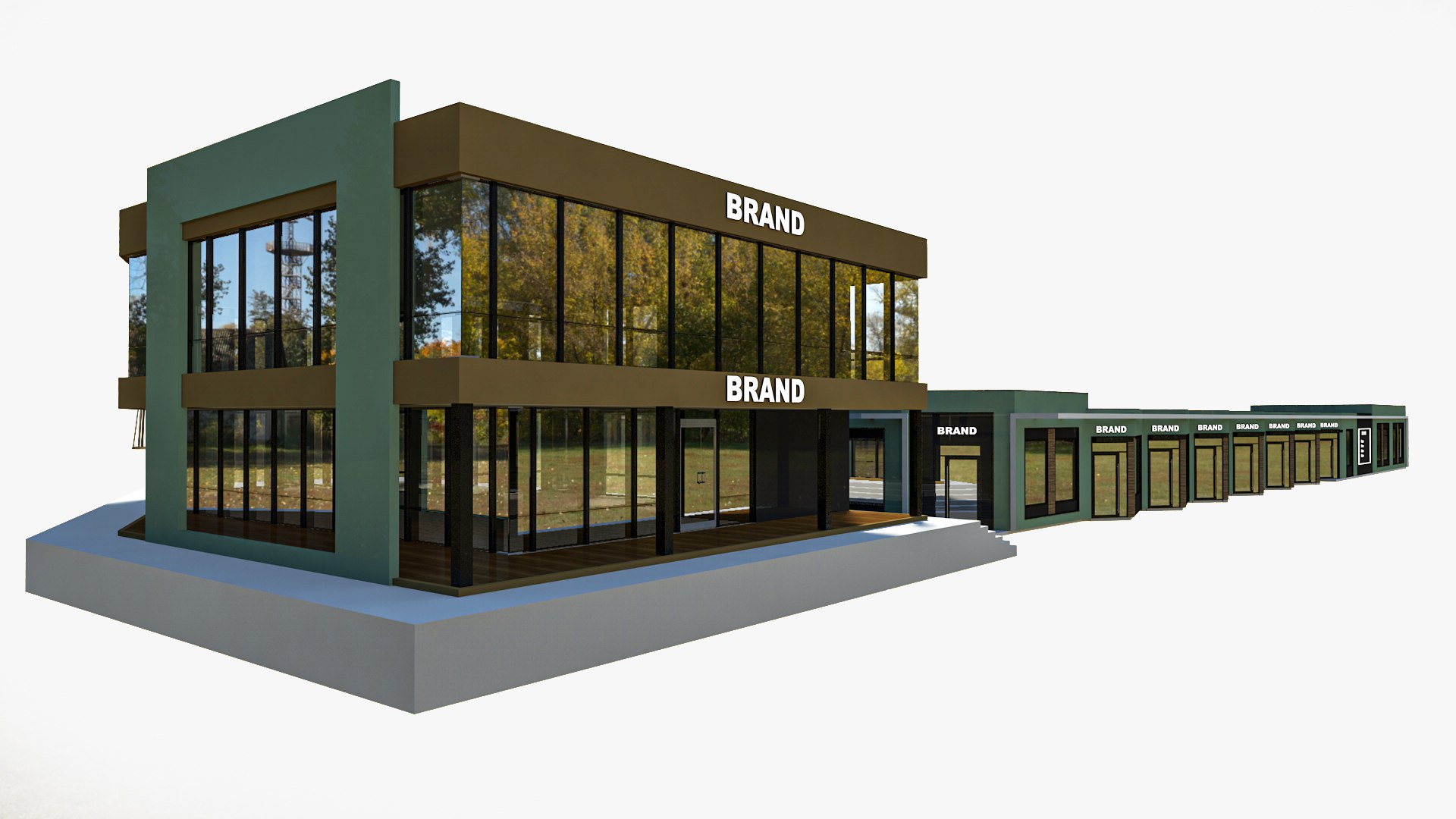 Trade Complex 3D model - TurboSquid 1756156