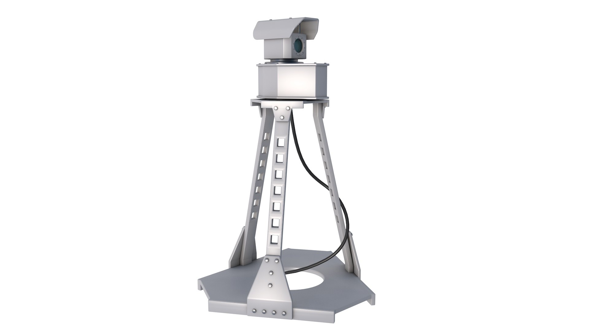 3d Model Airport Detection System Scan Turbosquid 2105593