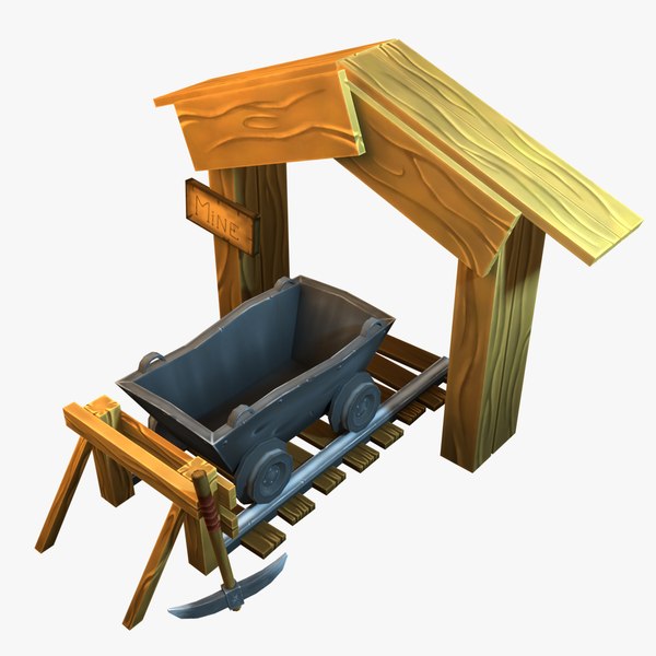 Game ready low poly stylized mine asset 3D model - TurboSquid 1849212