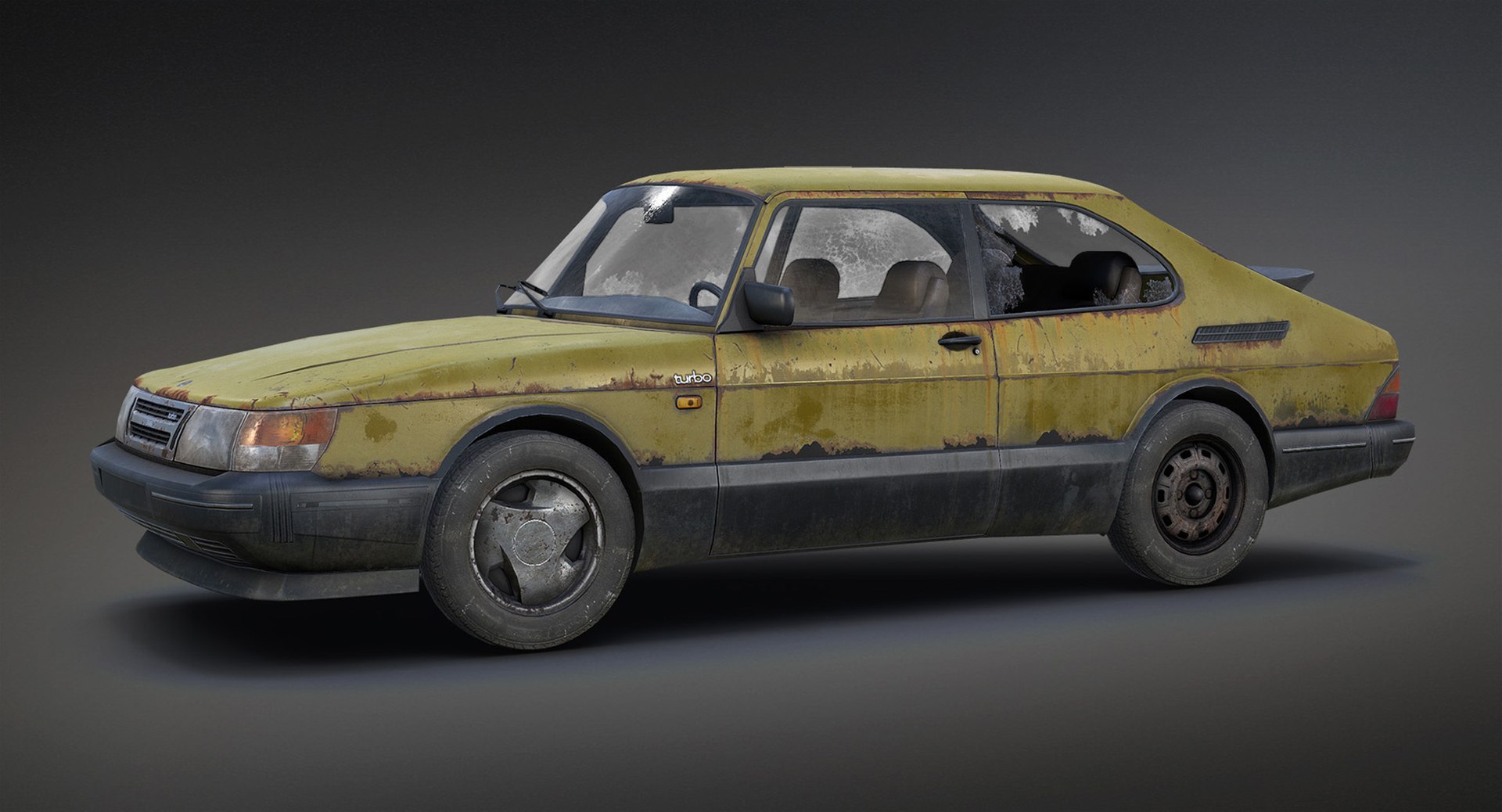 3D Rusty Retro Cars Collection - TurboSquid 1731704