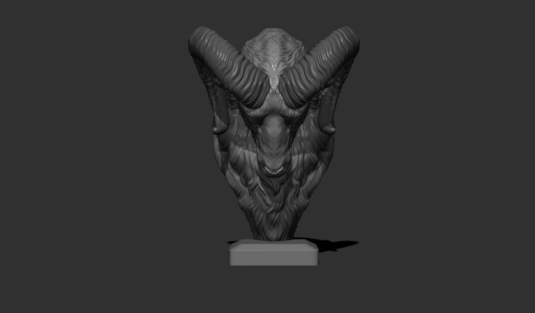 3D Ram Statue - TurboSquid 1878720
