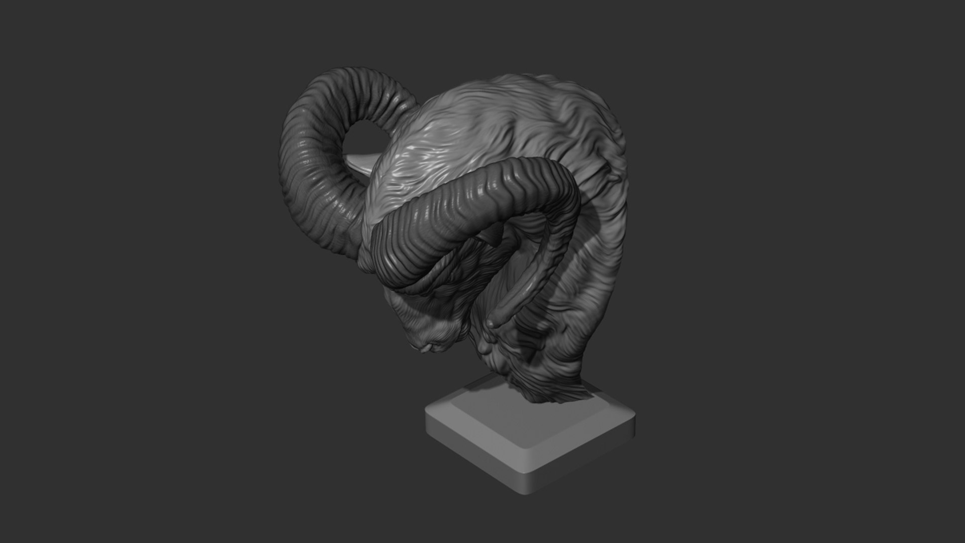 3D Ram Statue - TurboSquid 1878720