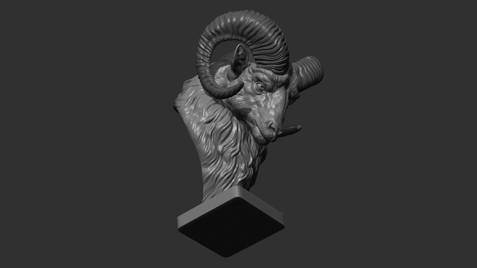 3D Ram Statue - TurboSquid 1878720