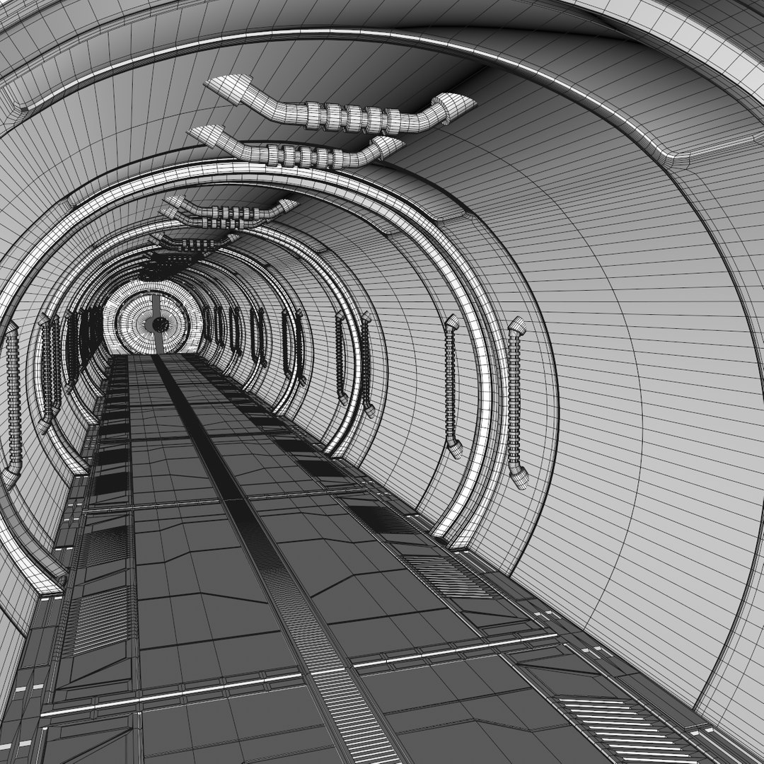 Corridor modular 3D model - TurboSquid 1361676