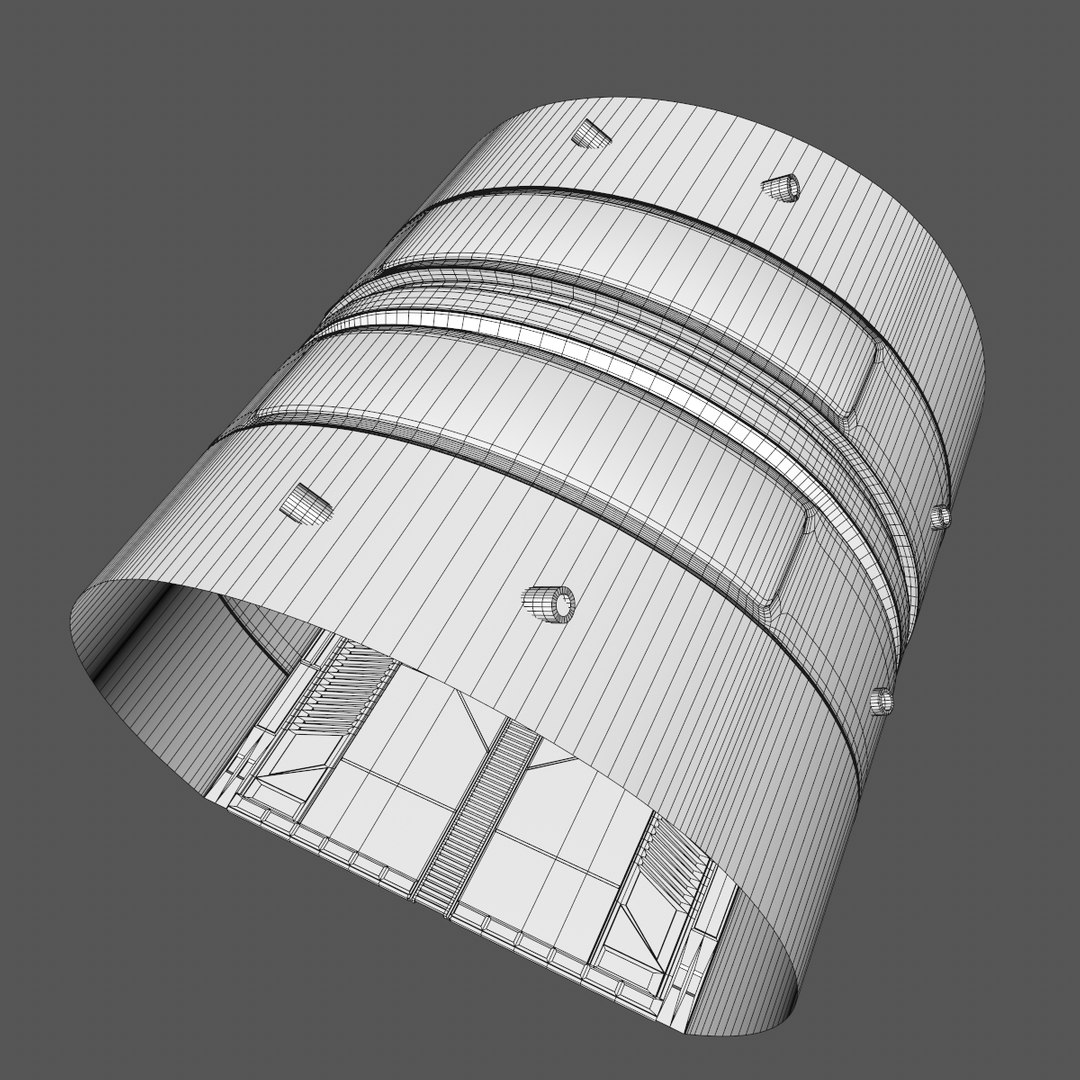 Corridor modular 3D model - TurboSquid 1361676