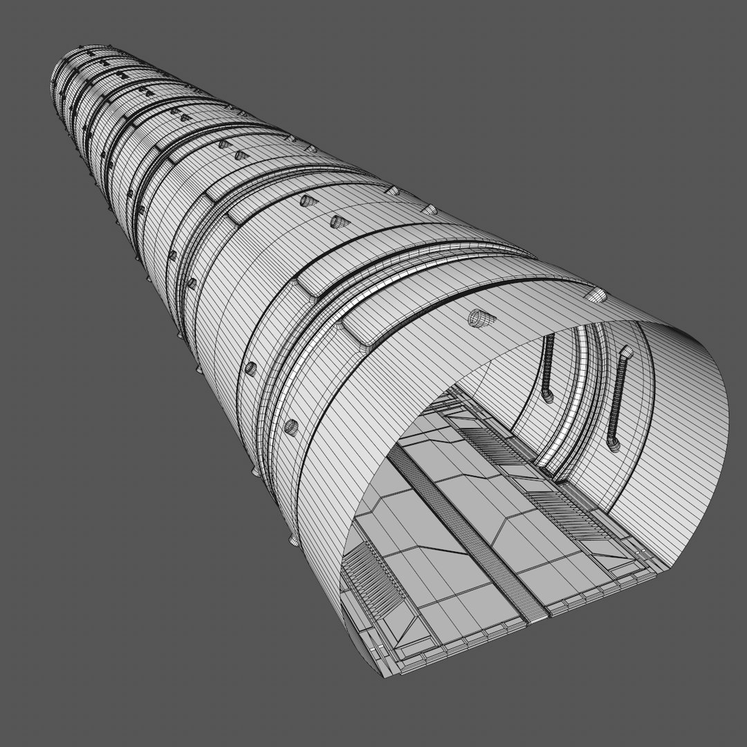 Corridor modular 3D model - TurboSquid 1361676