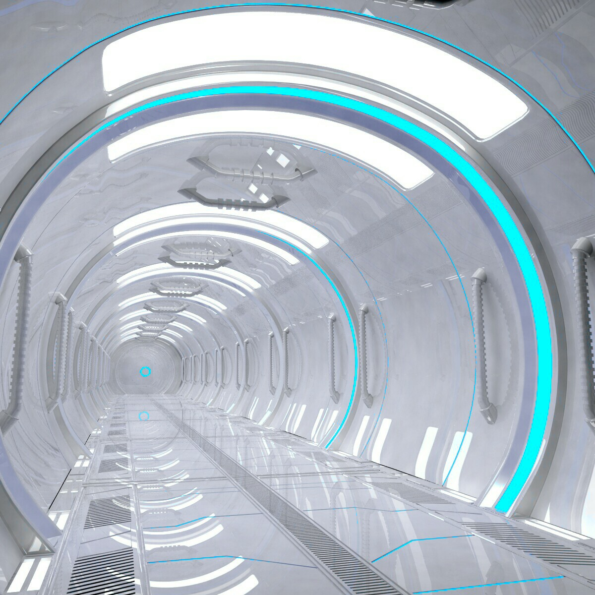 Corridor modular 3D model - TurboSquid 1361676