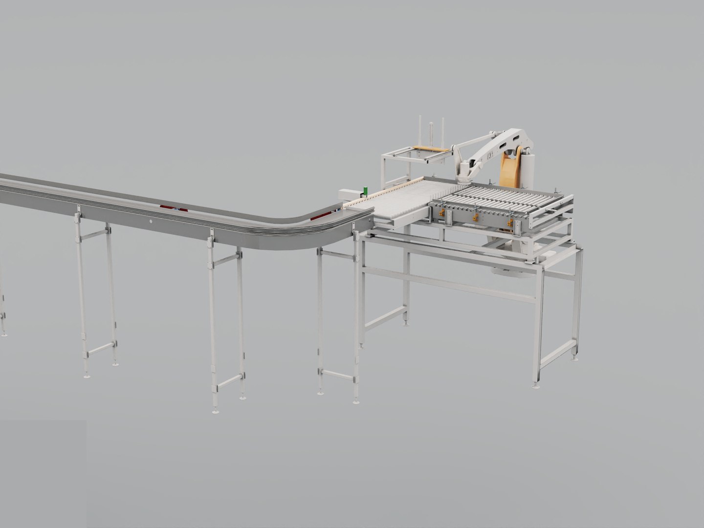 Automated Conveyor Belt Production Line Assembly Model - TurboSquid 2517086