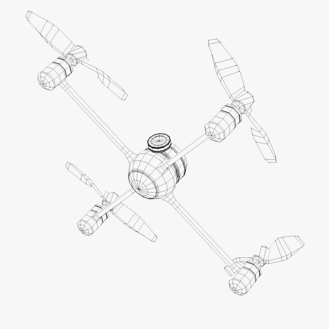 drone design 3d model
