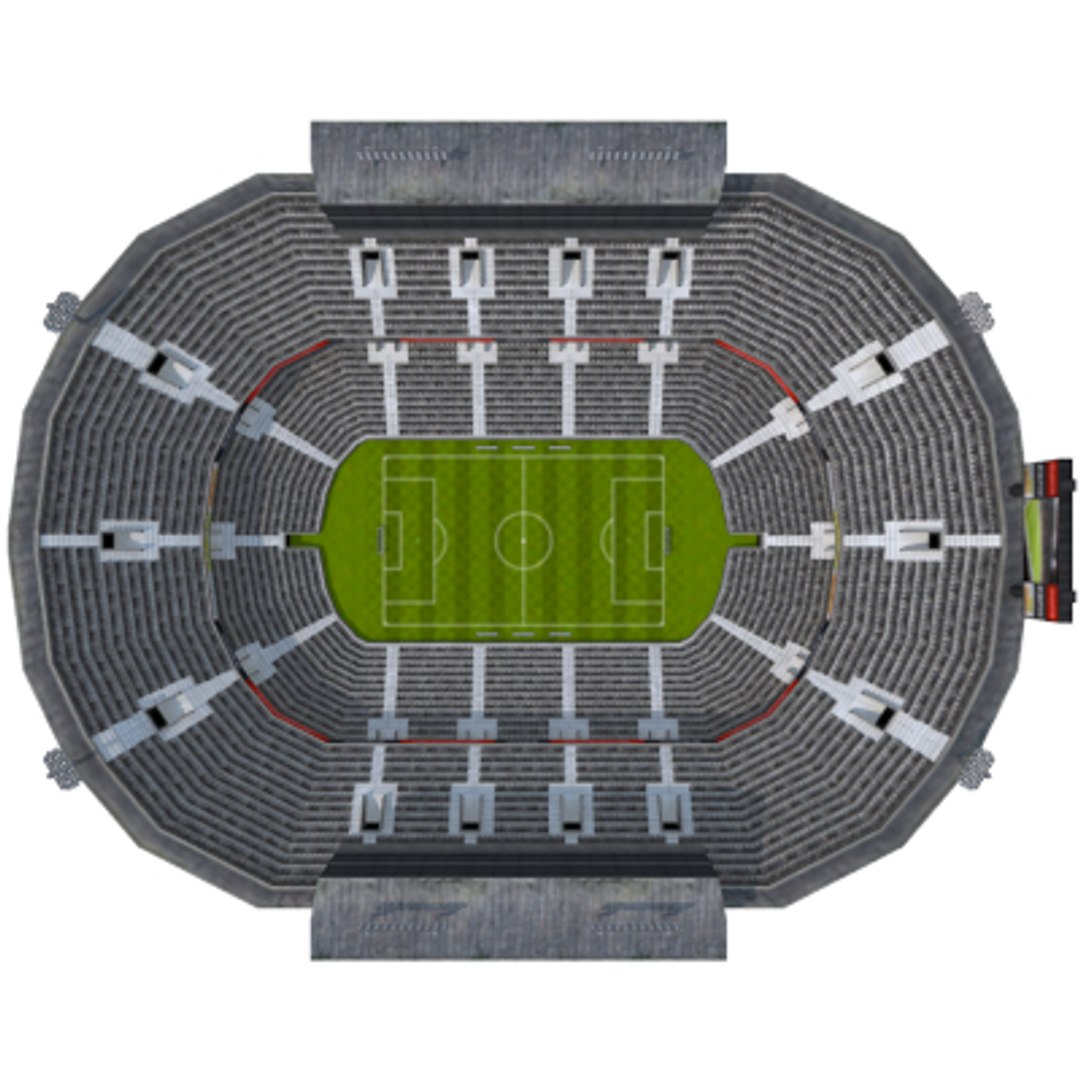 Soccer Bowl Stadium 2 3d Model