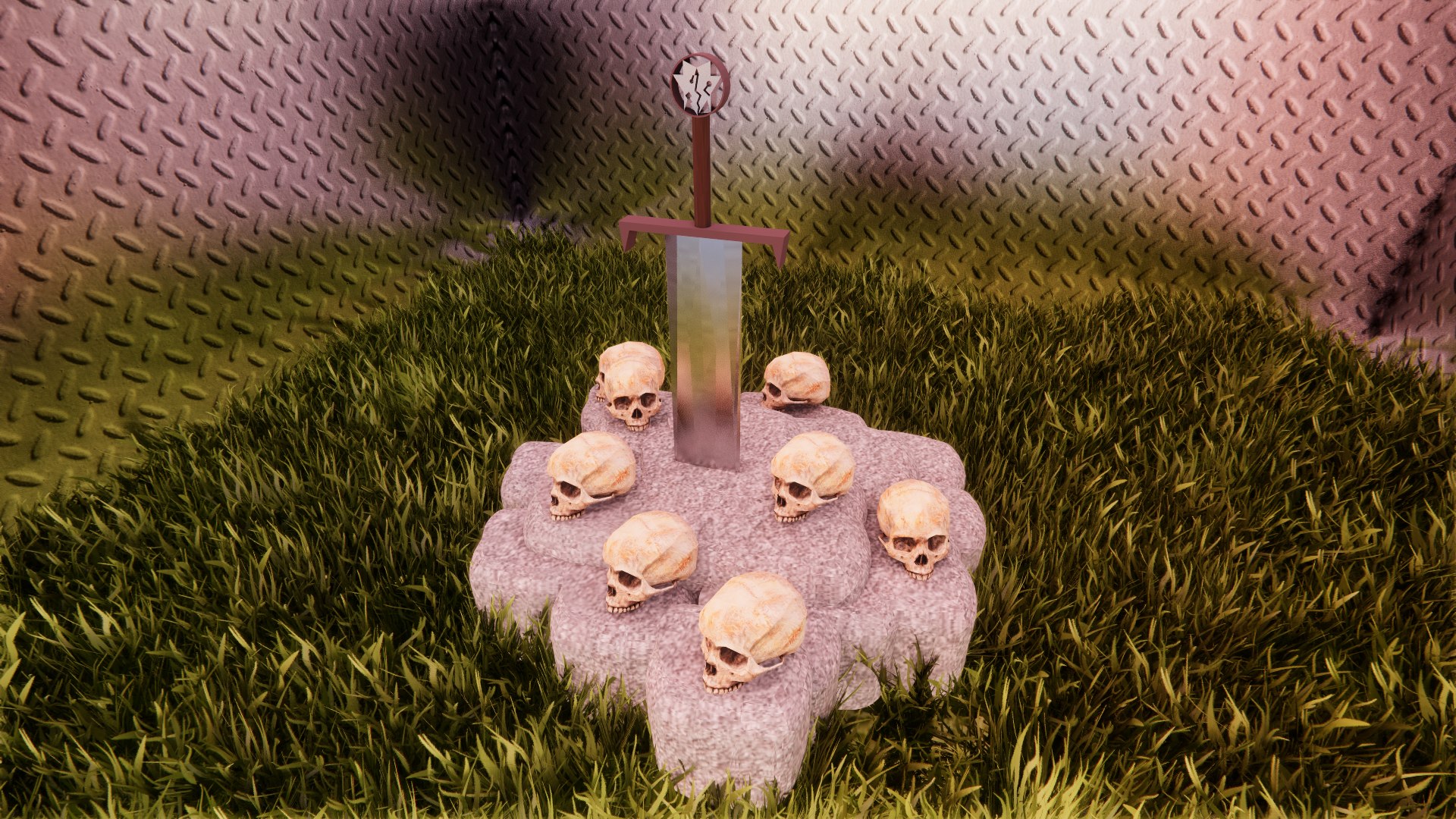 3D Cursed Sword - TurboSquid 2196986