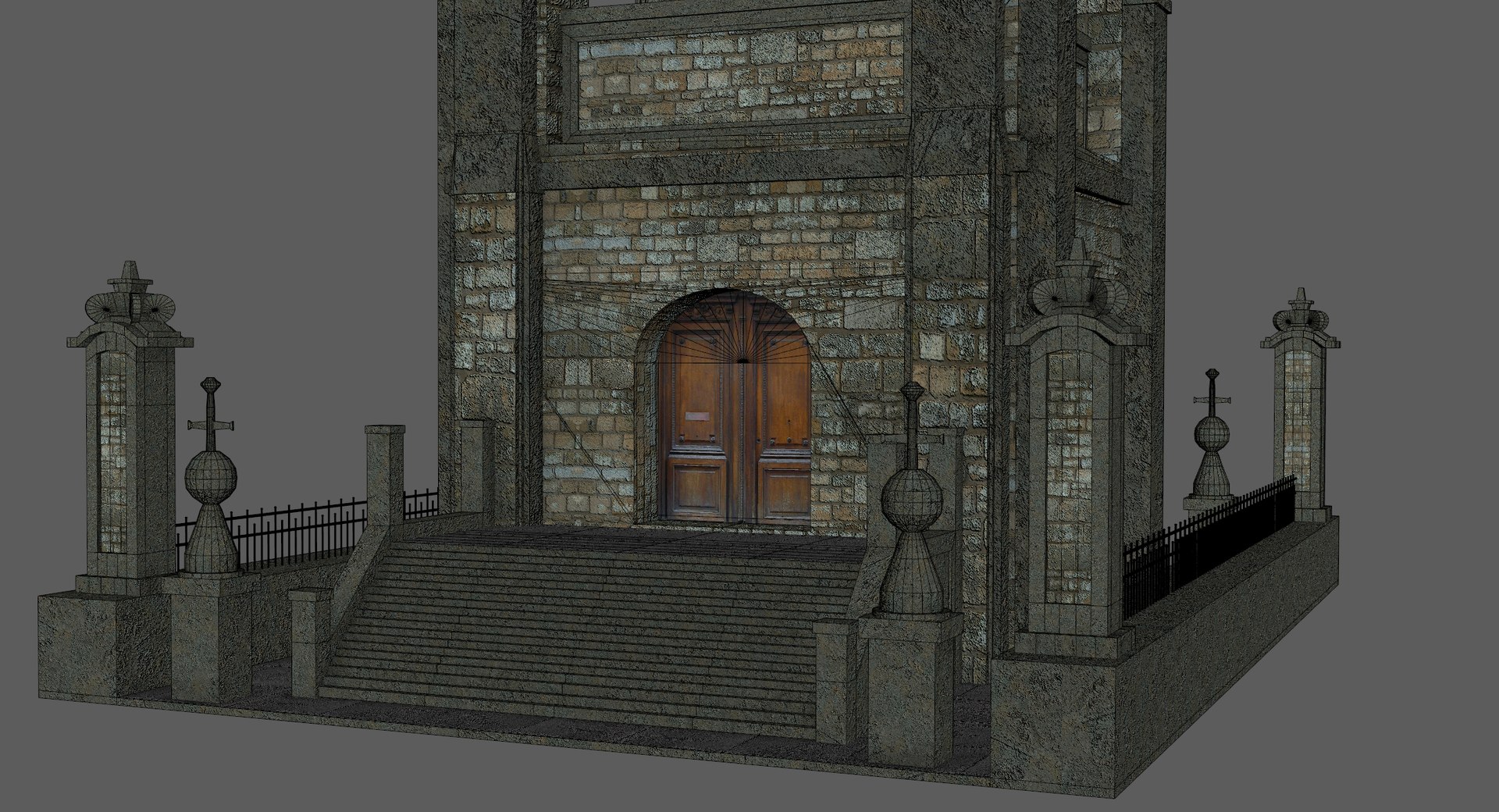 3D Building Structure Temple - TurboSquid 1636344