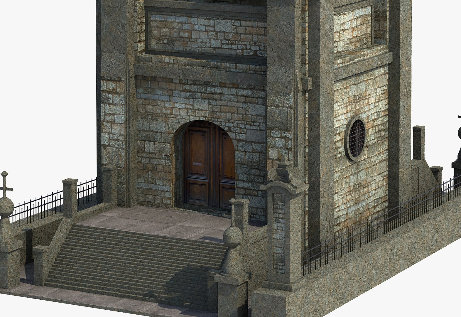 3D Building Structure Temple - TurboSquid 1636344