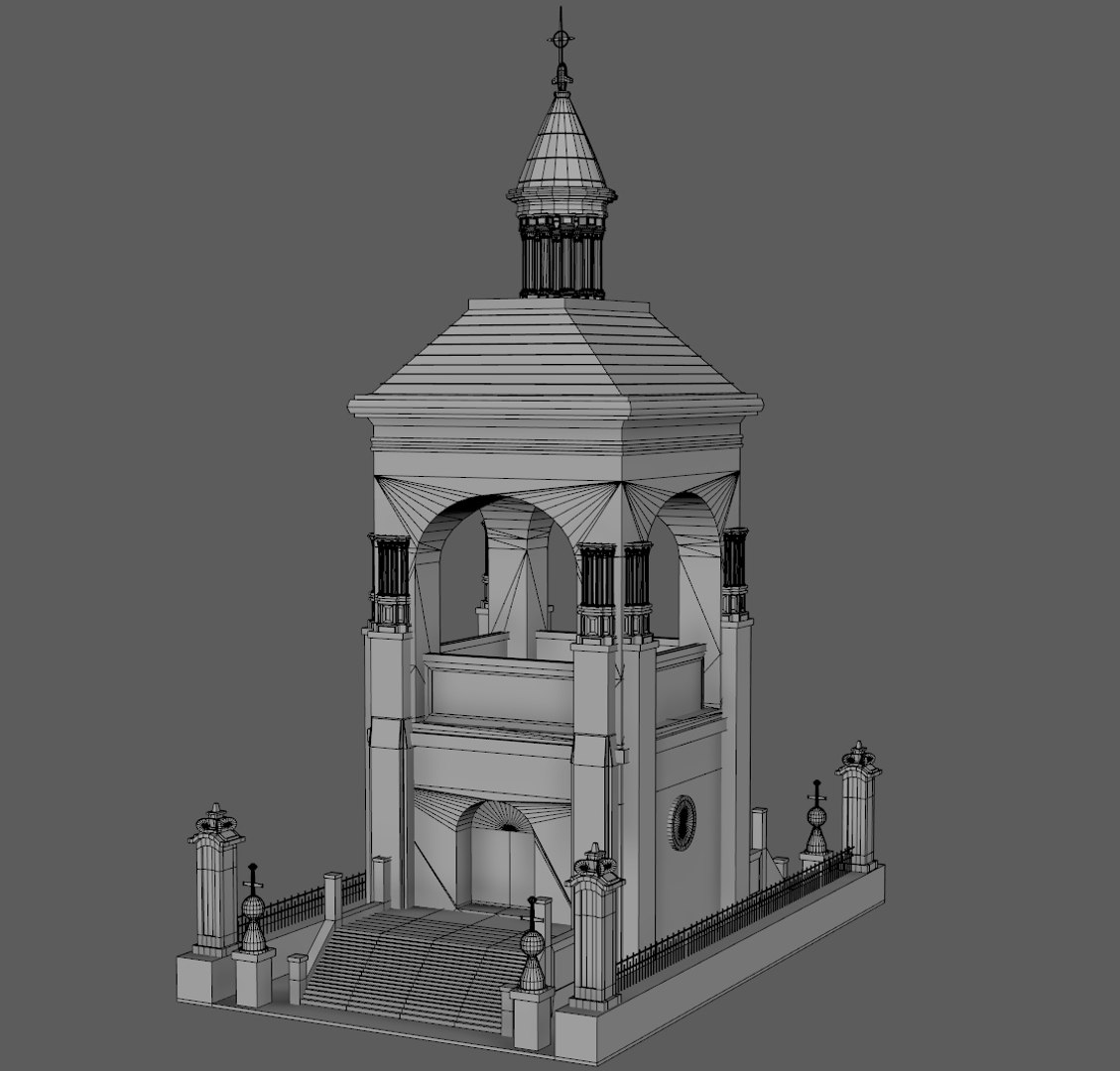 3D Building Structure Temple - TurboSquid 1636344