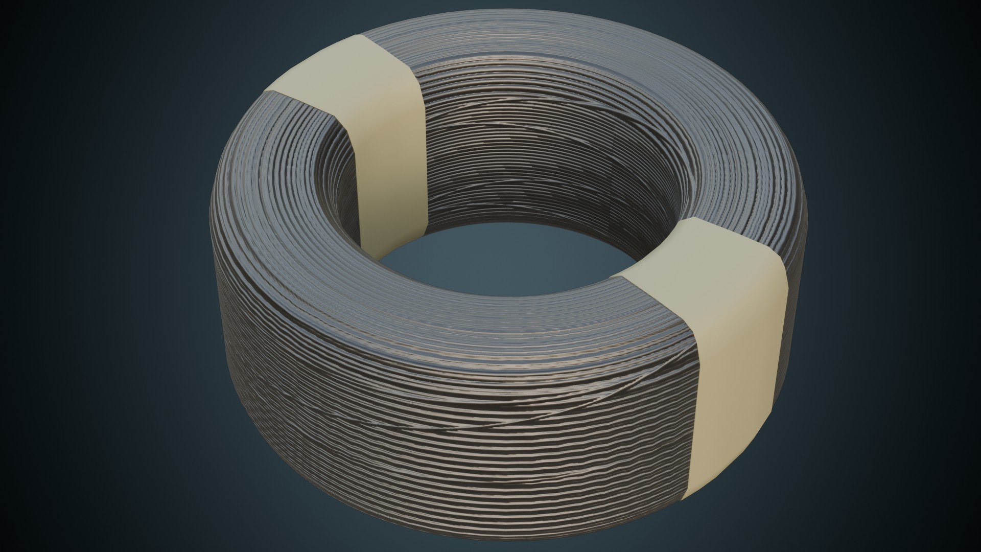 3D Model Steel Wire Rope 1 Basic - TurboSquid 2249648