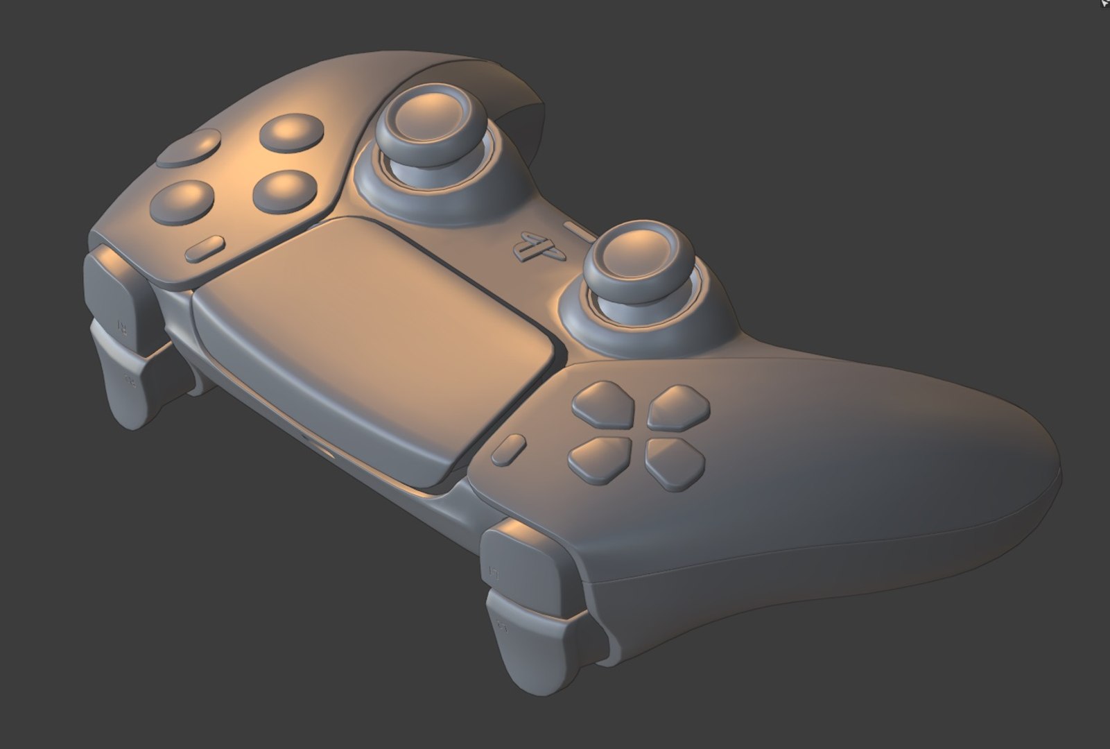 Sony PS5 DualSense Controller 3D Model - TurboSquid 2075494