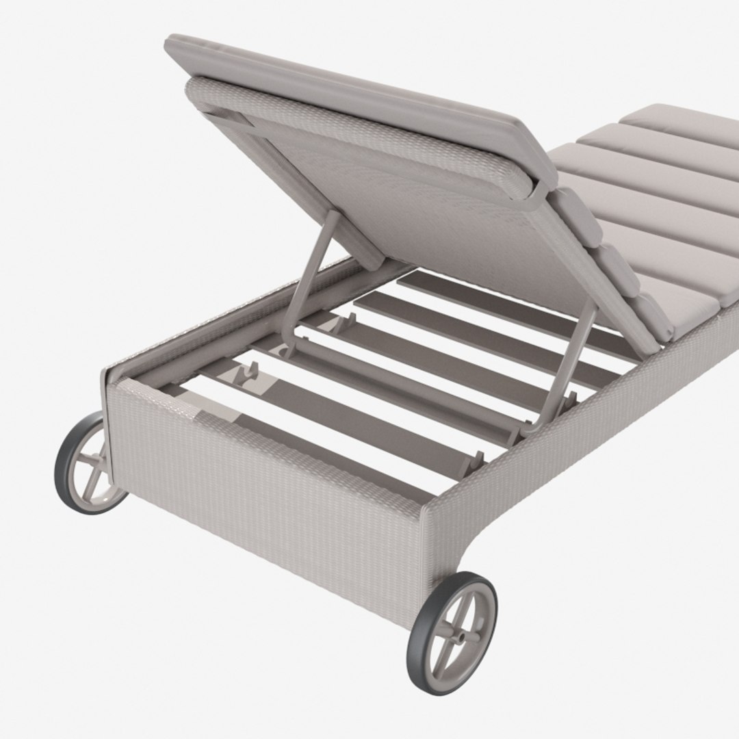 Safi sun lounger 3D model - TurboSquid 1519412
